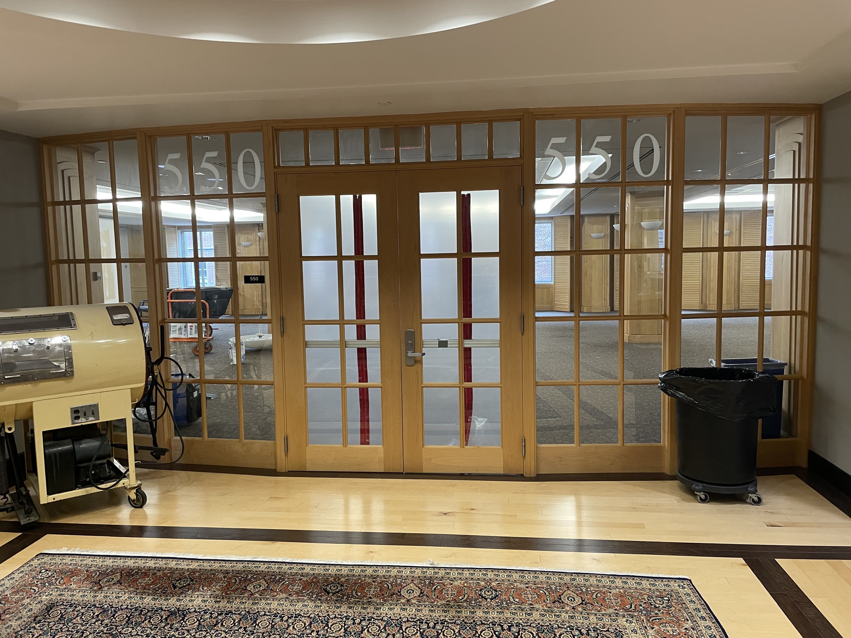 Prior 550 Renovations Continue | Health Sciences Library